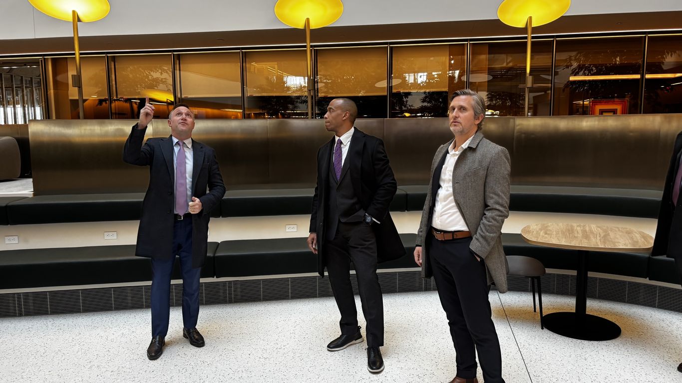 HUD secretary tours Hudson's Detroit, discusses RenCen future - Axios Detroit