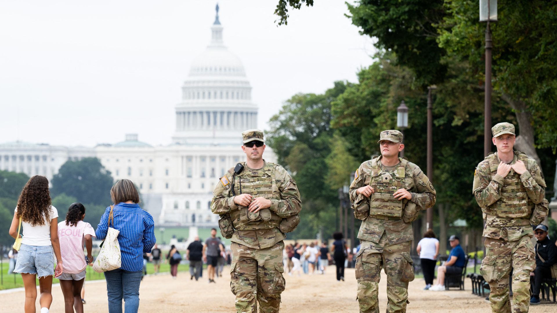 Hegseth authorizes National Guard to carry arms in D.C.