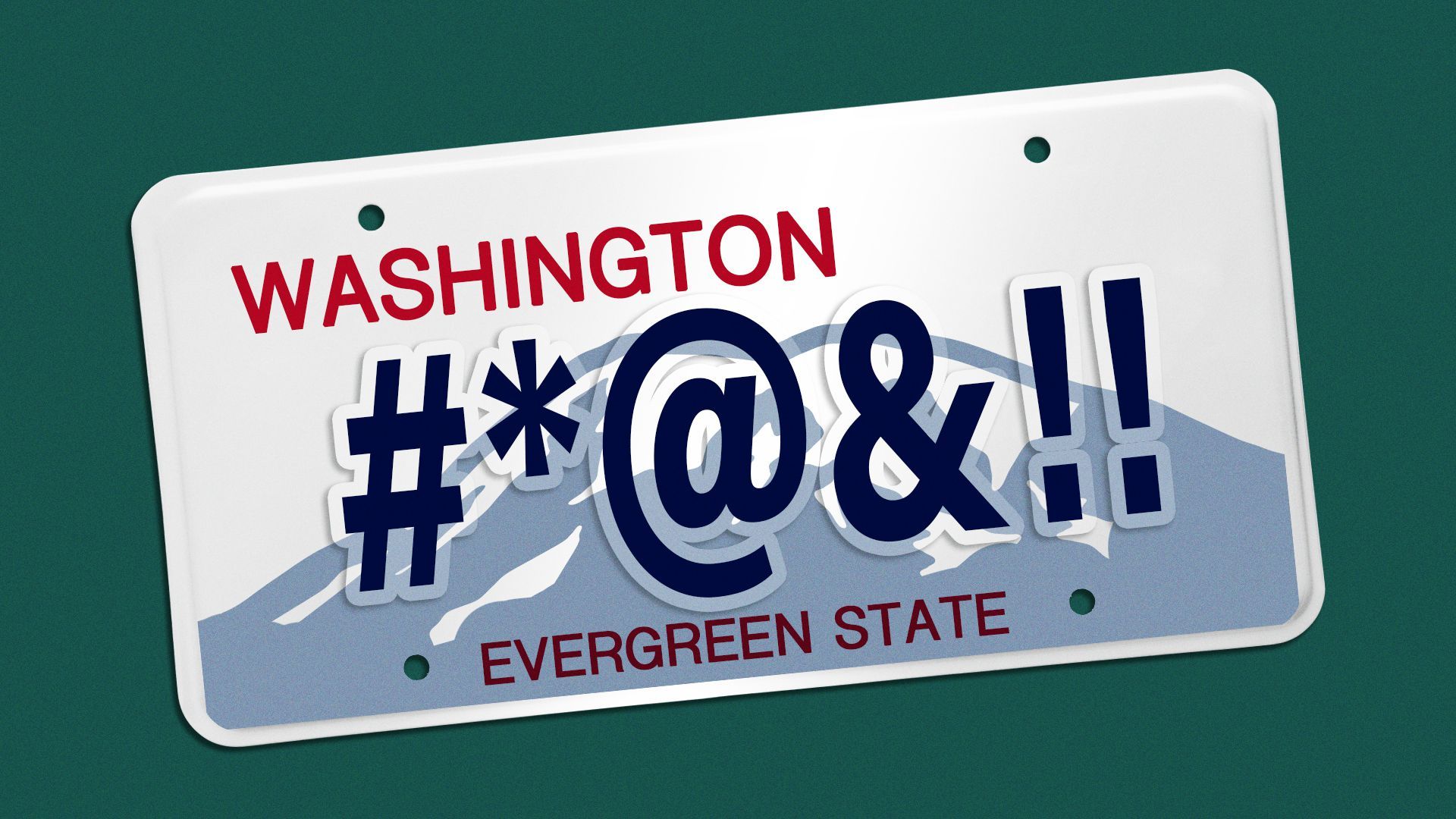 Washington state's rejected vanity license plates of 2022 - Axios Seattle
