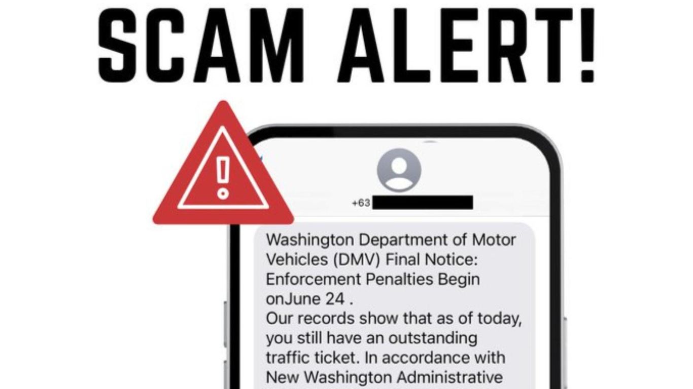 Scam alert: Washington warns of fake DMV traffic ticket texts - Axios ...