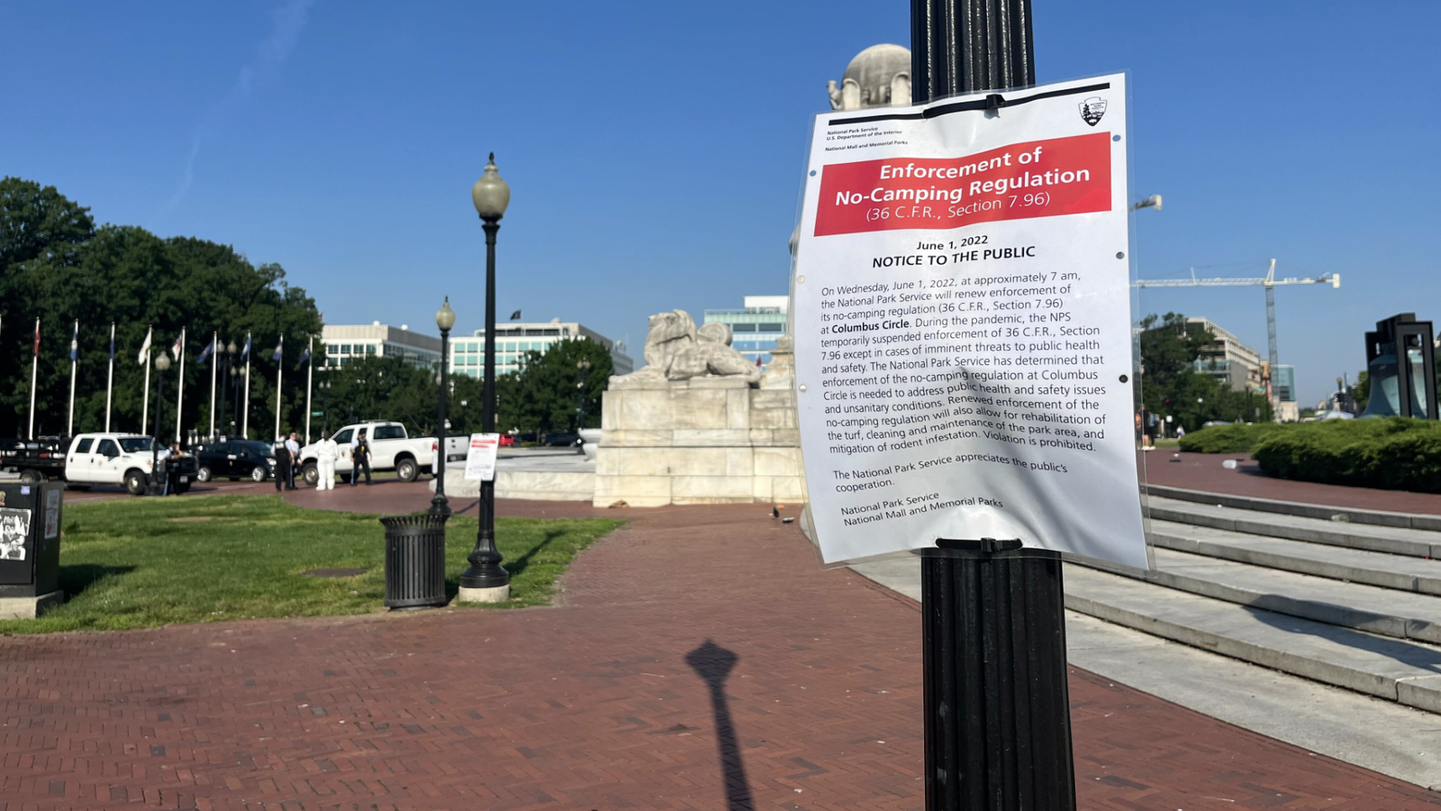 National Parks Service clears Union Station homeless encampment - Axios ...