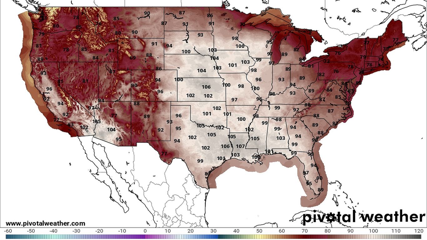 Record-setting U.S. heat dome places 126 million under alerts
