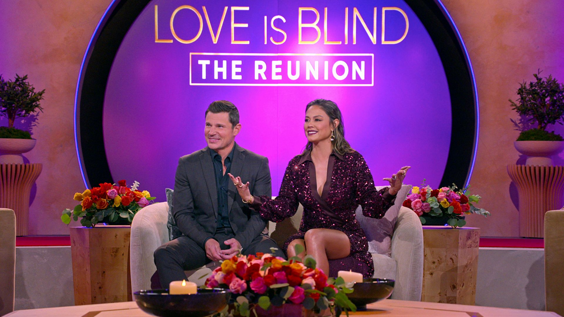 Nick and Vanessa Lachey defend "Love is Blind" reunion