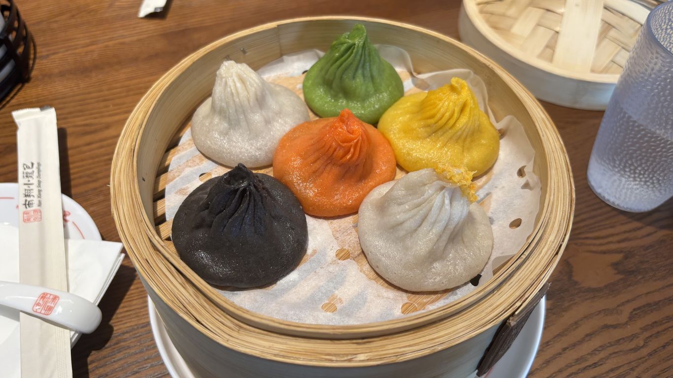 Try these colorful soup dumplings at Nan Xiang - Axios Pittsburgh