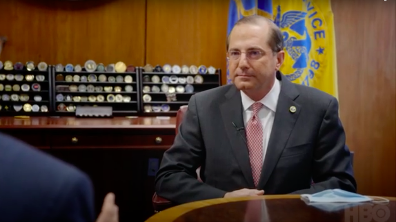 Preview: "Axios on HBO" interviews Trump's health secretary Alex Azar