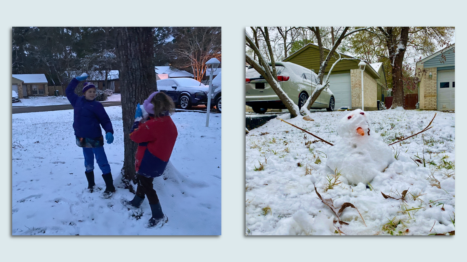 Houston's snow day in pictures - Axios Houston