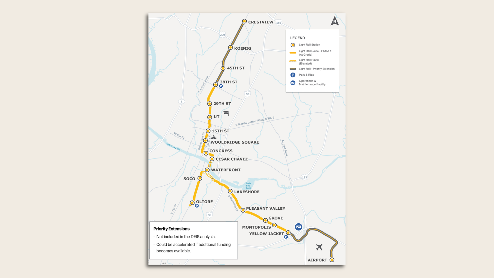 Austin releases light rail project draft plan - Axios Austin