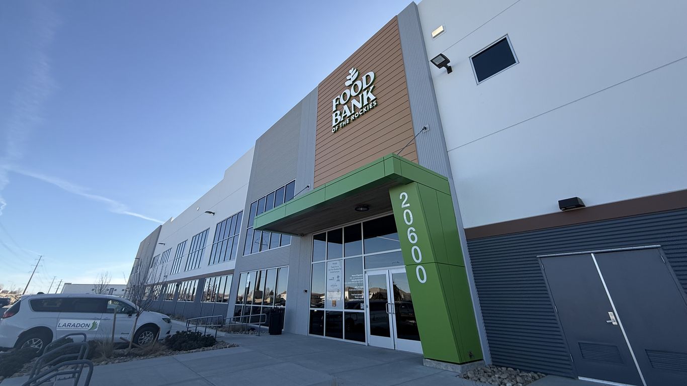 Food Bank of the Rockies opens new Denver distribution center - Axios ...