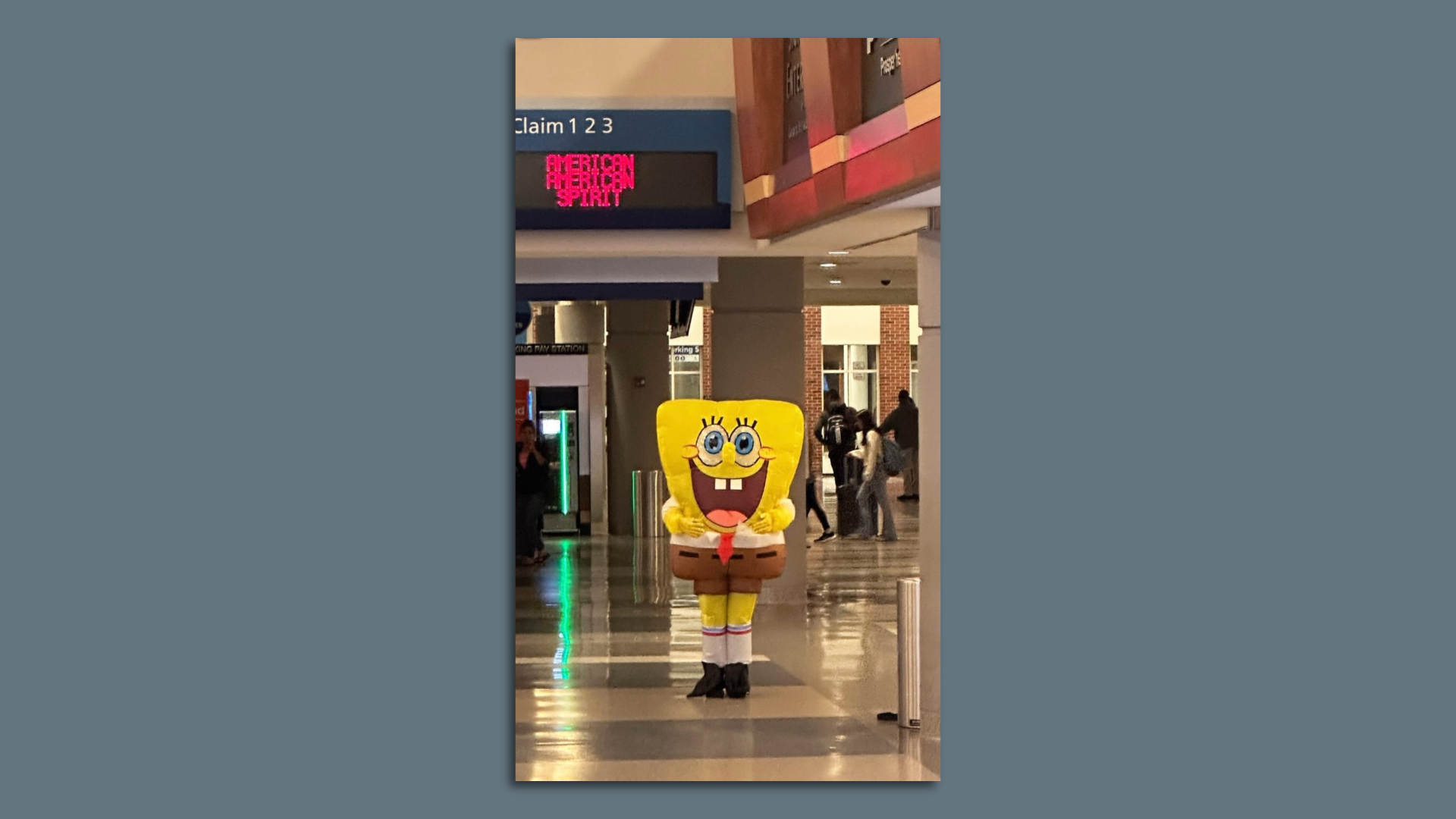 A Bikini Bottom airport welcome - Axios Richmond