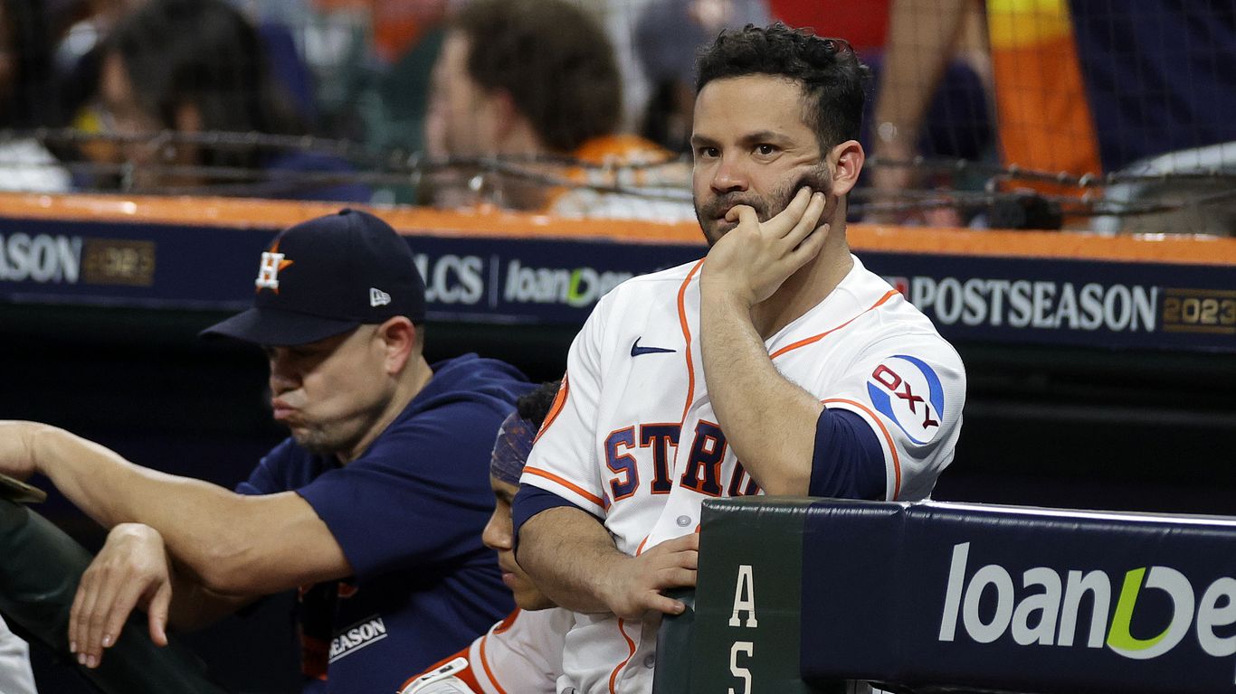 Astros lose World Series bid with ALCS Game 7 loss to Rangers - Axios ...