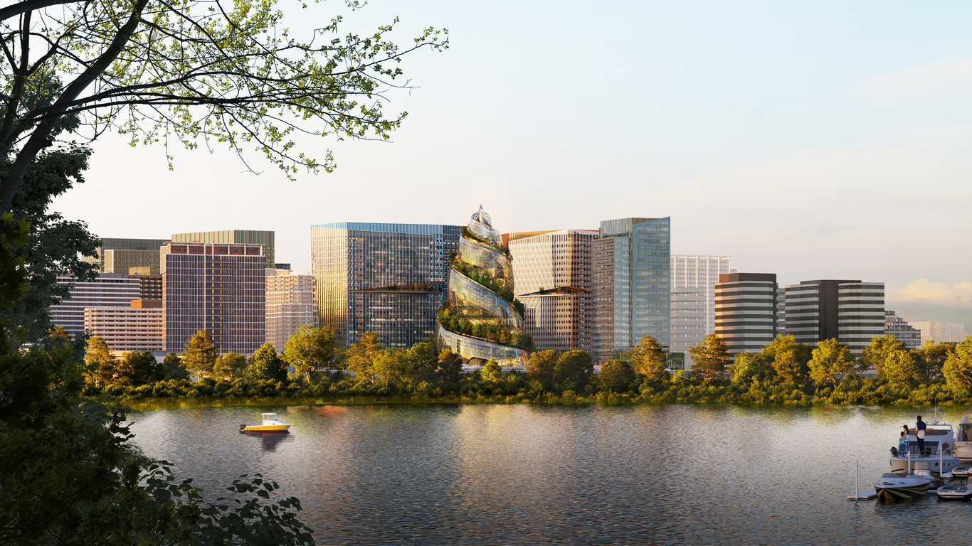 Amazon reveals design for new HQ2 in Virginia