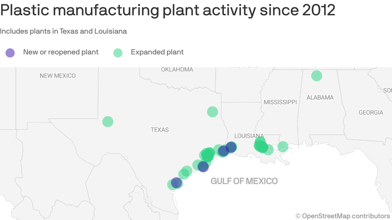 Polluting plastic plants received over $1.6 billion in tax breaks since ...
