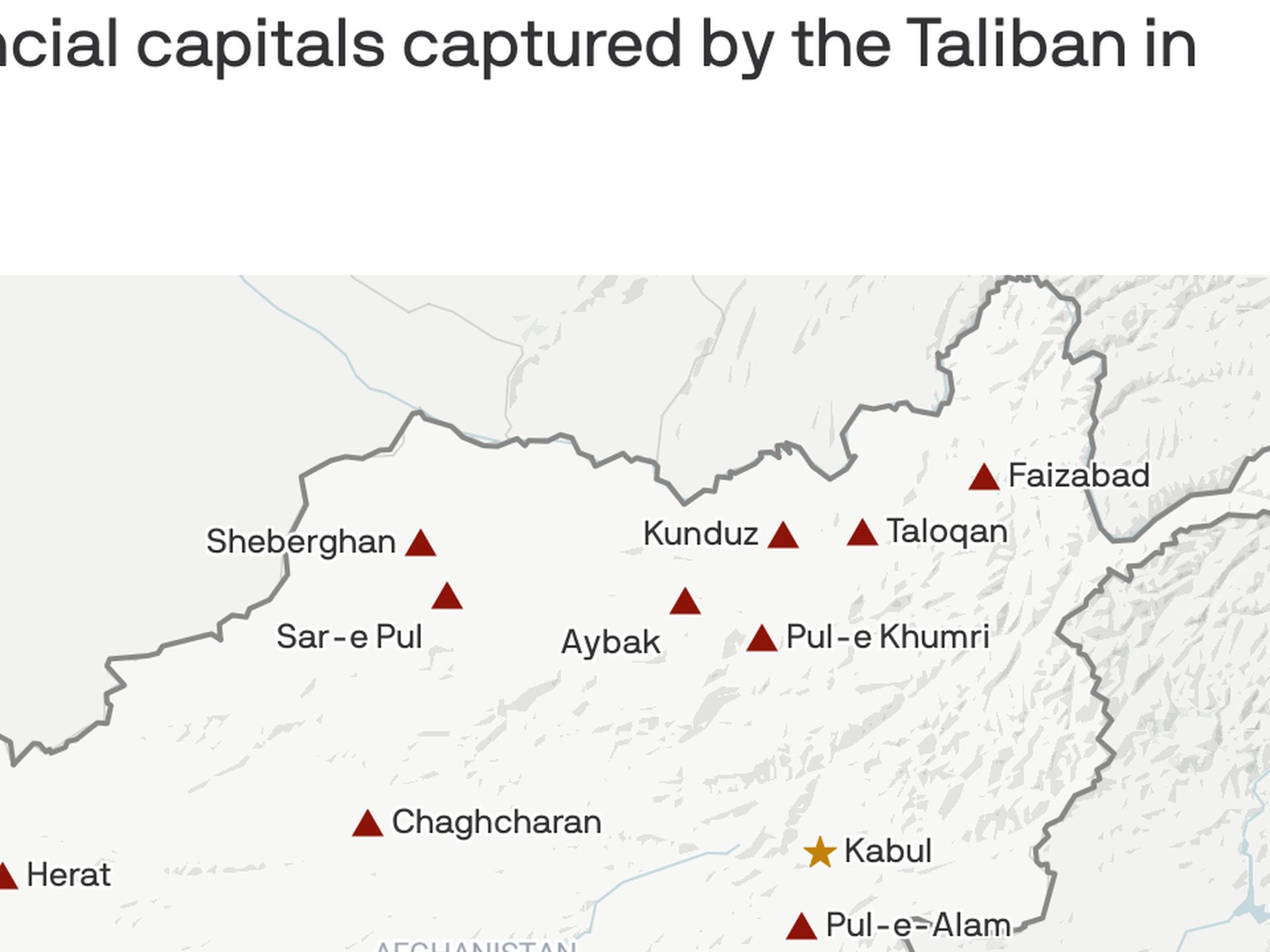 Taliban Map