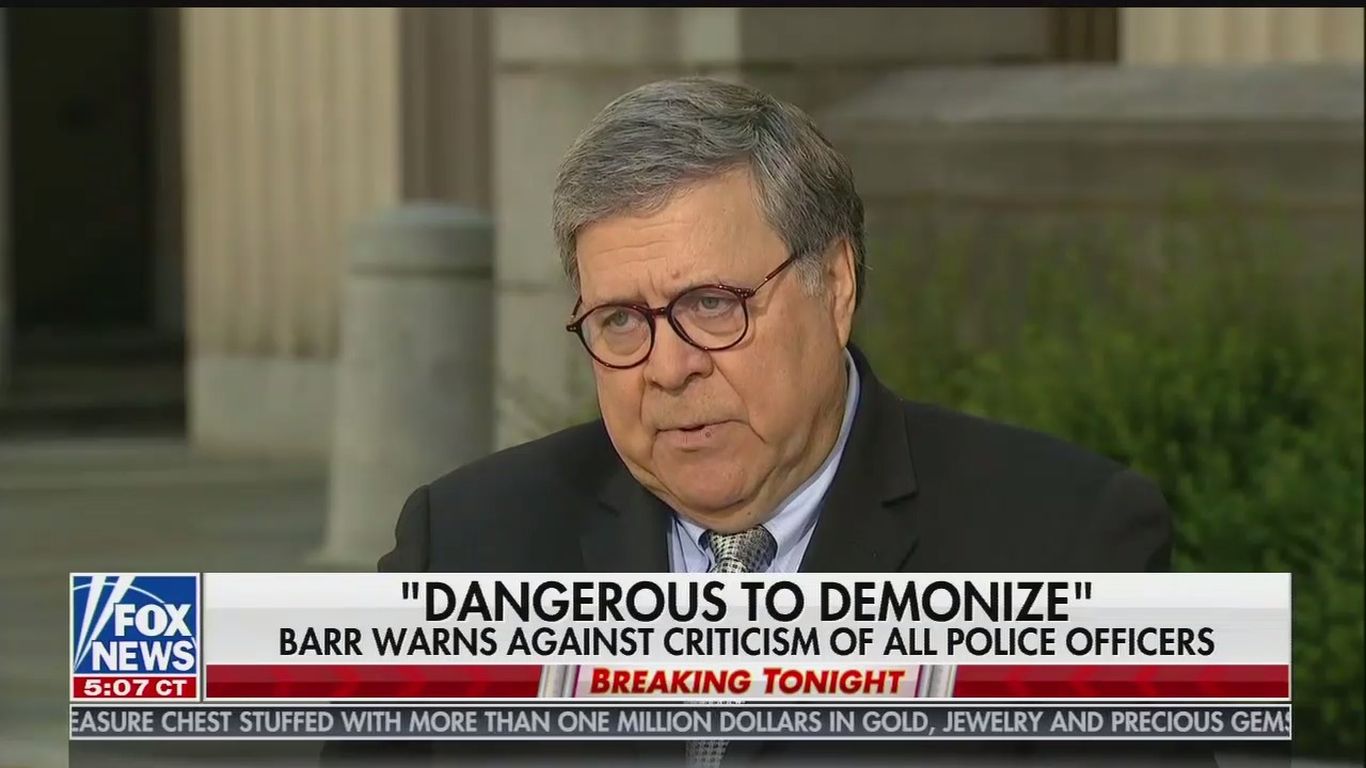 Attorney General Barr says he's open to ban on police chokeholds