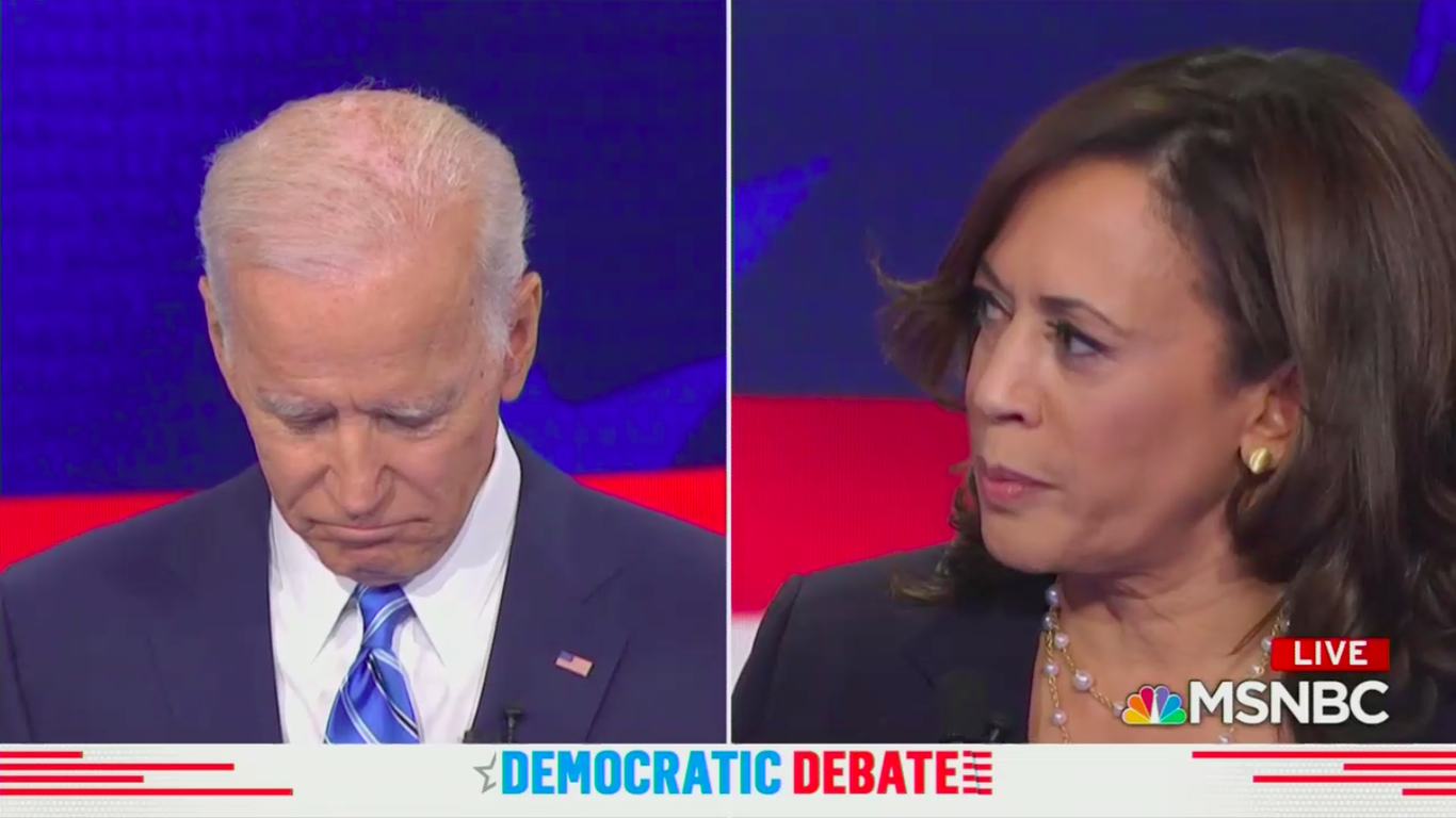 Kamala Harris sees significant polling bump after taking on Joe Biden ...