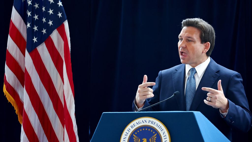 Florida's DeSantis gives California speech 1 year before state GOP primary