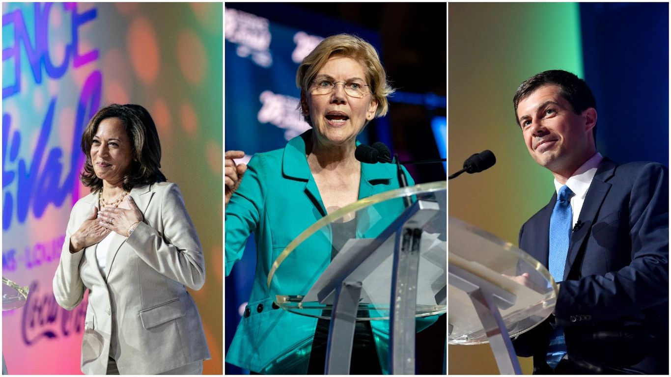 The 5 leaders of the Democratic presidential pack