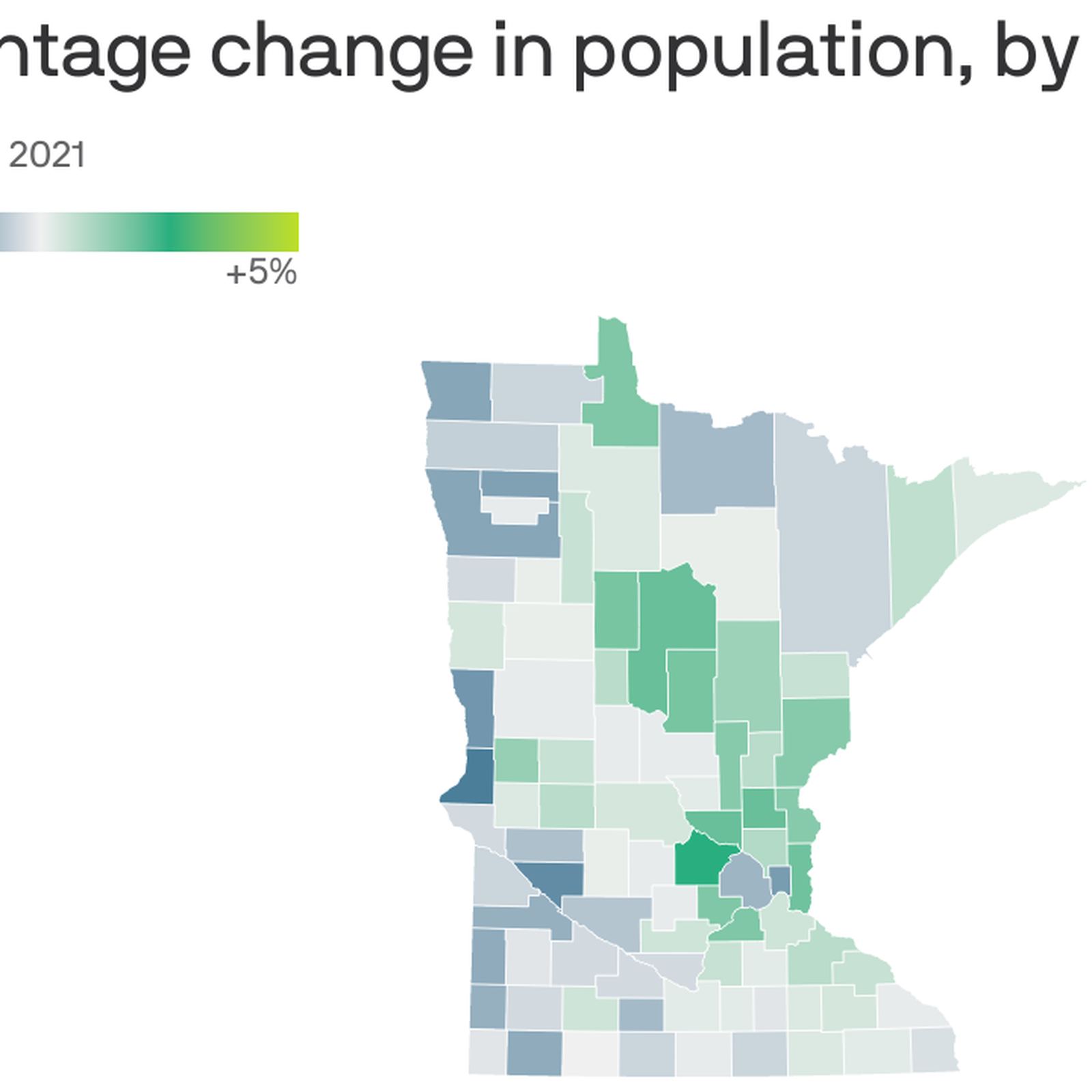 Minnesota Population Map