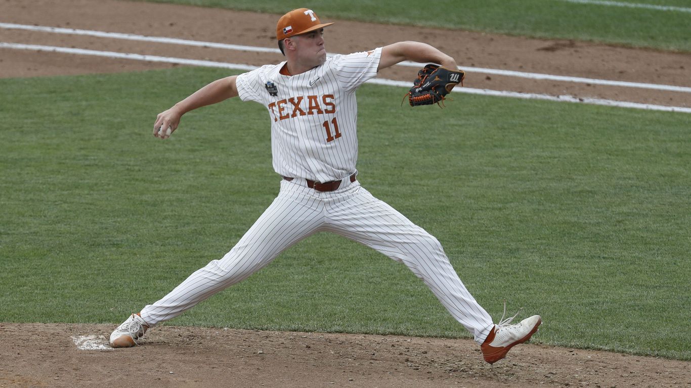 University of Texas baseball loses key pitcher - Axios Austin