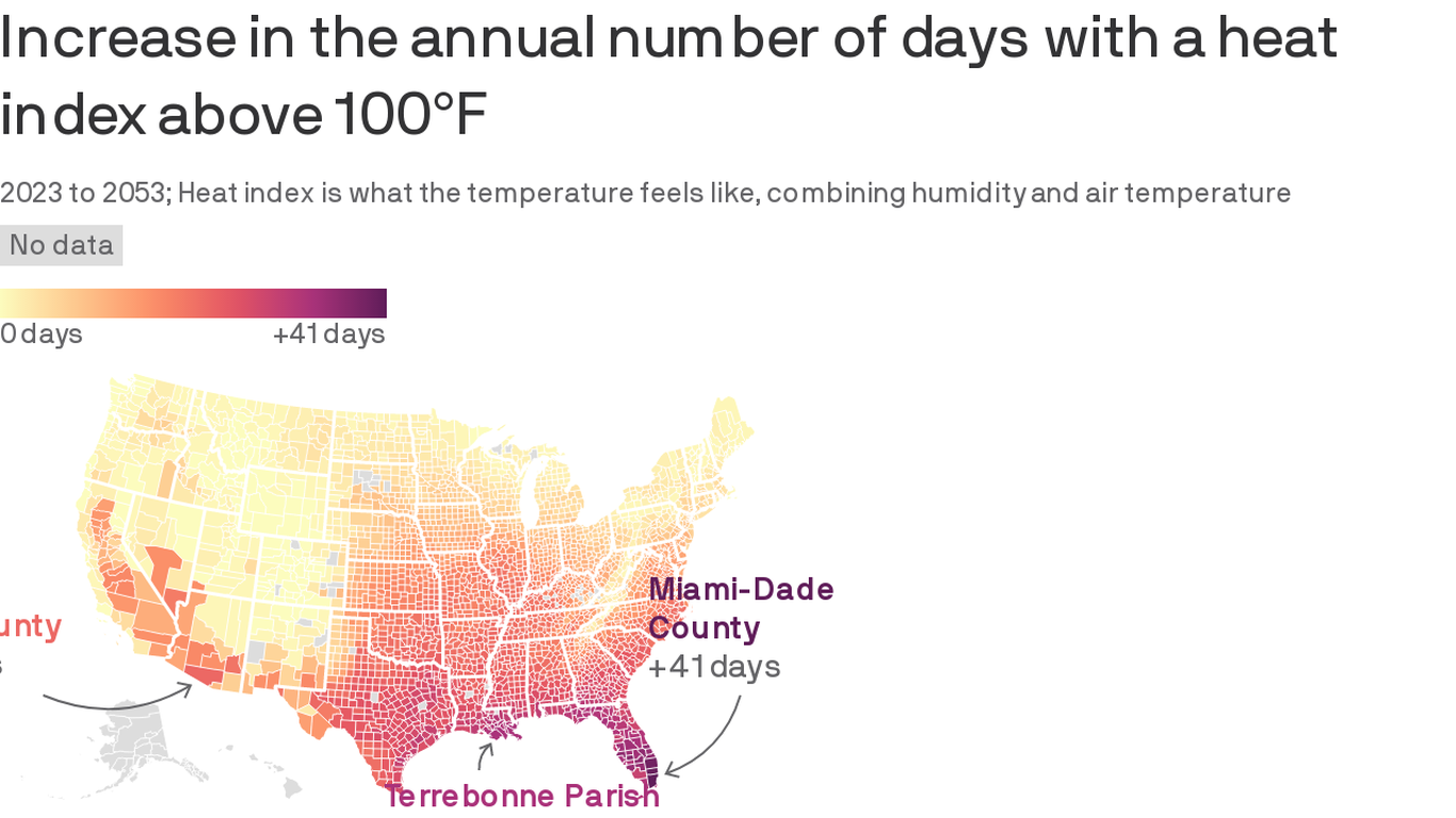 What extreme heat could look like in Philly in 30 years - Axios ...