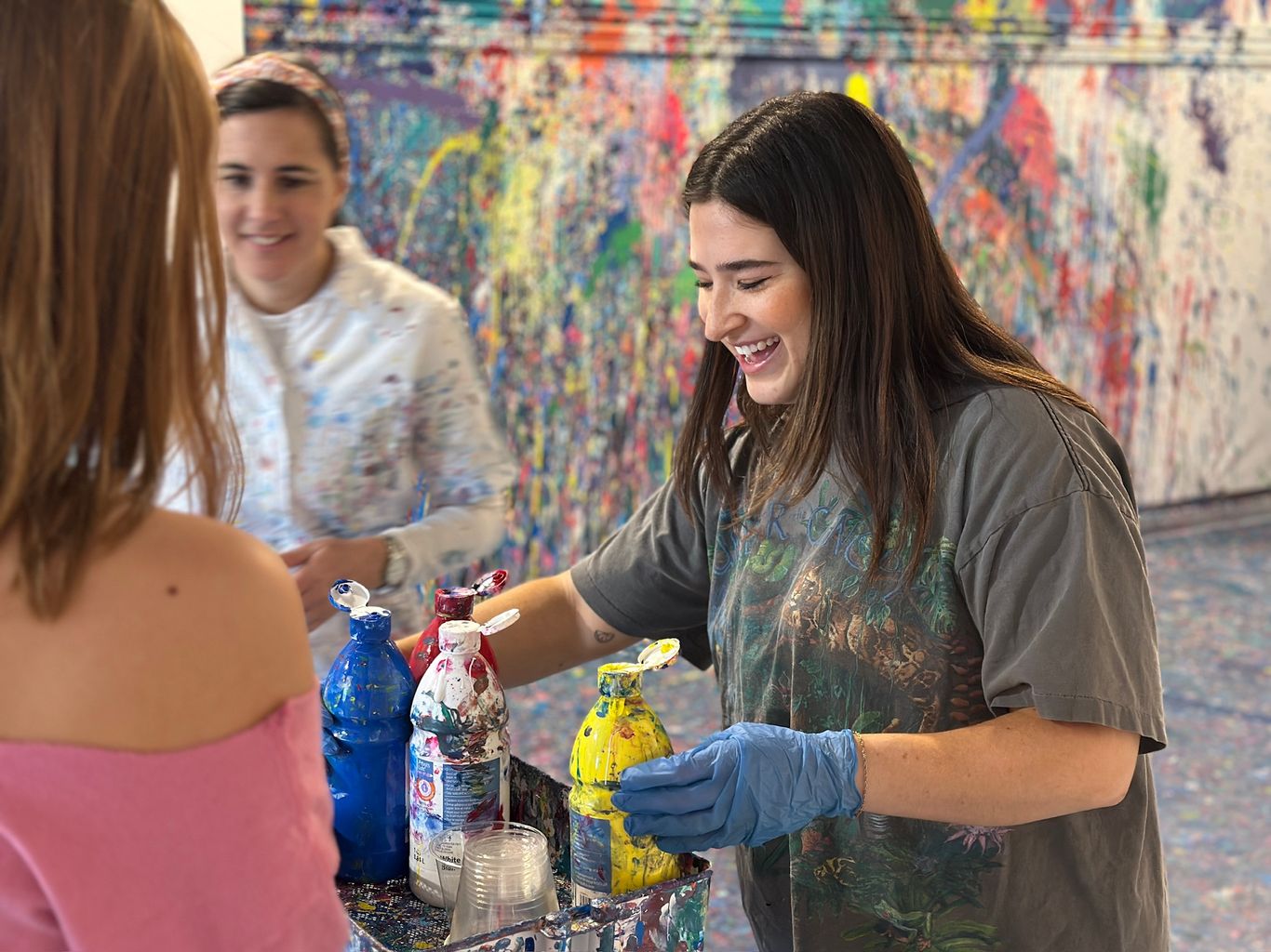 Make your own art with locally-owned splatter painting experience in ...