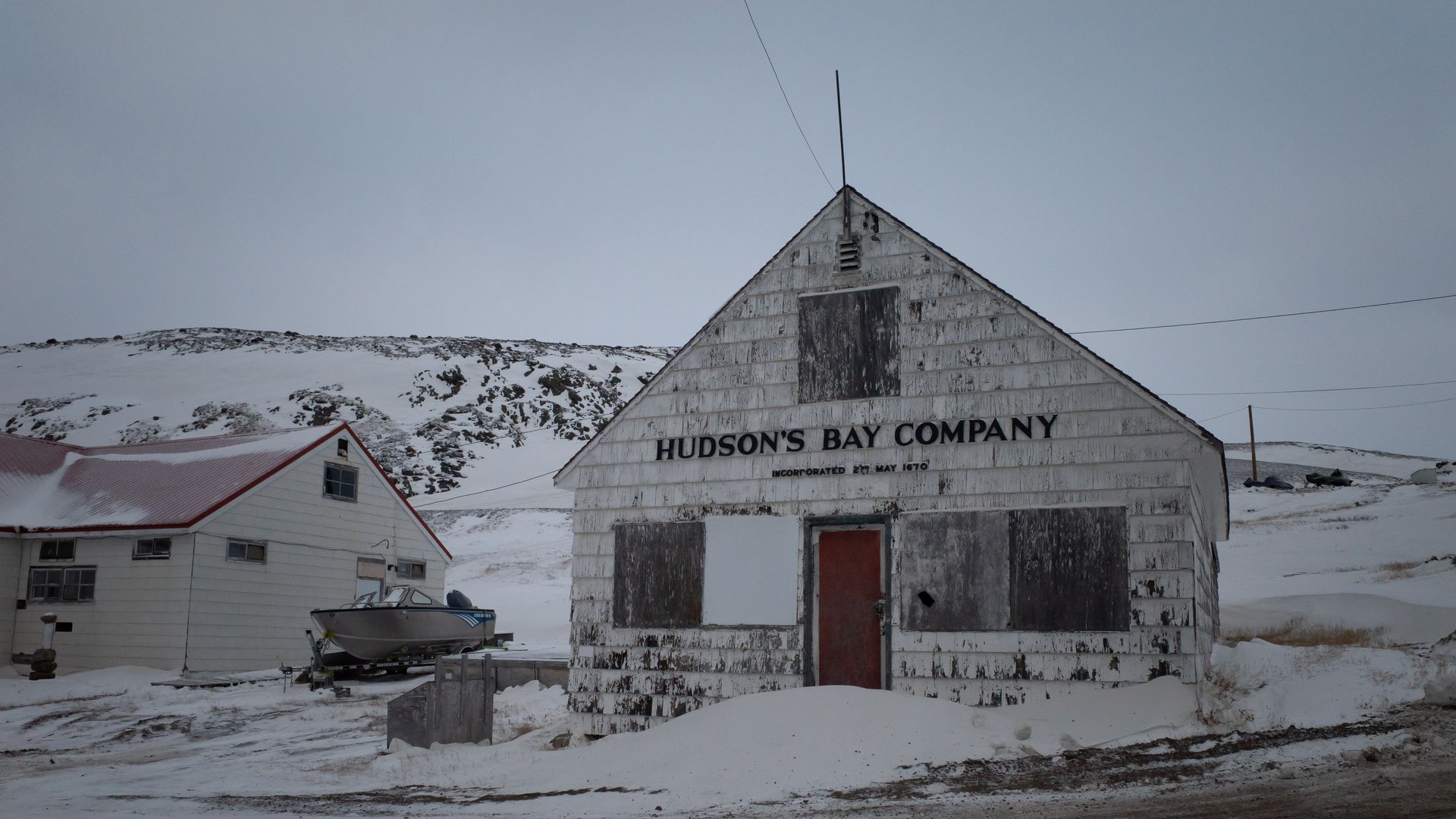 Behind the Hudson's Bay curtain