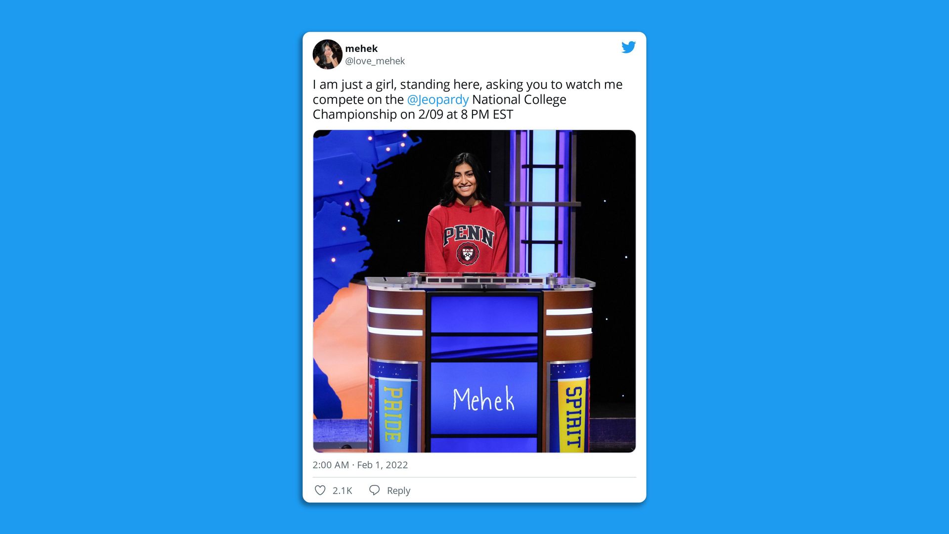 University of Pennsylvania student competes in college "Jeopardy ...