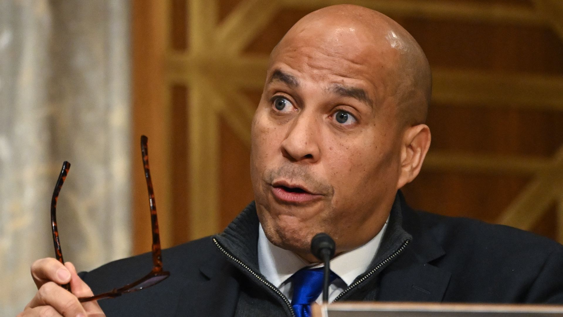 Watch: Cory Booker in Senate floor speech protests Trump policies