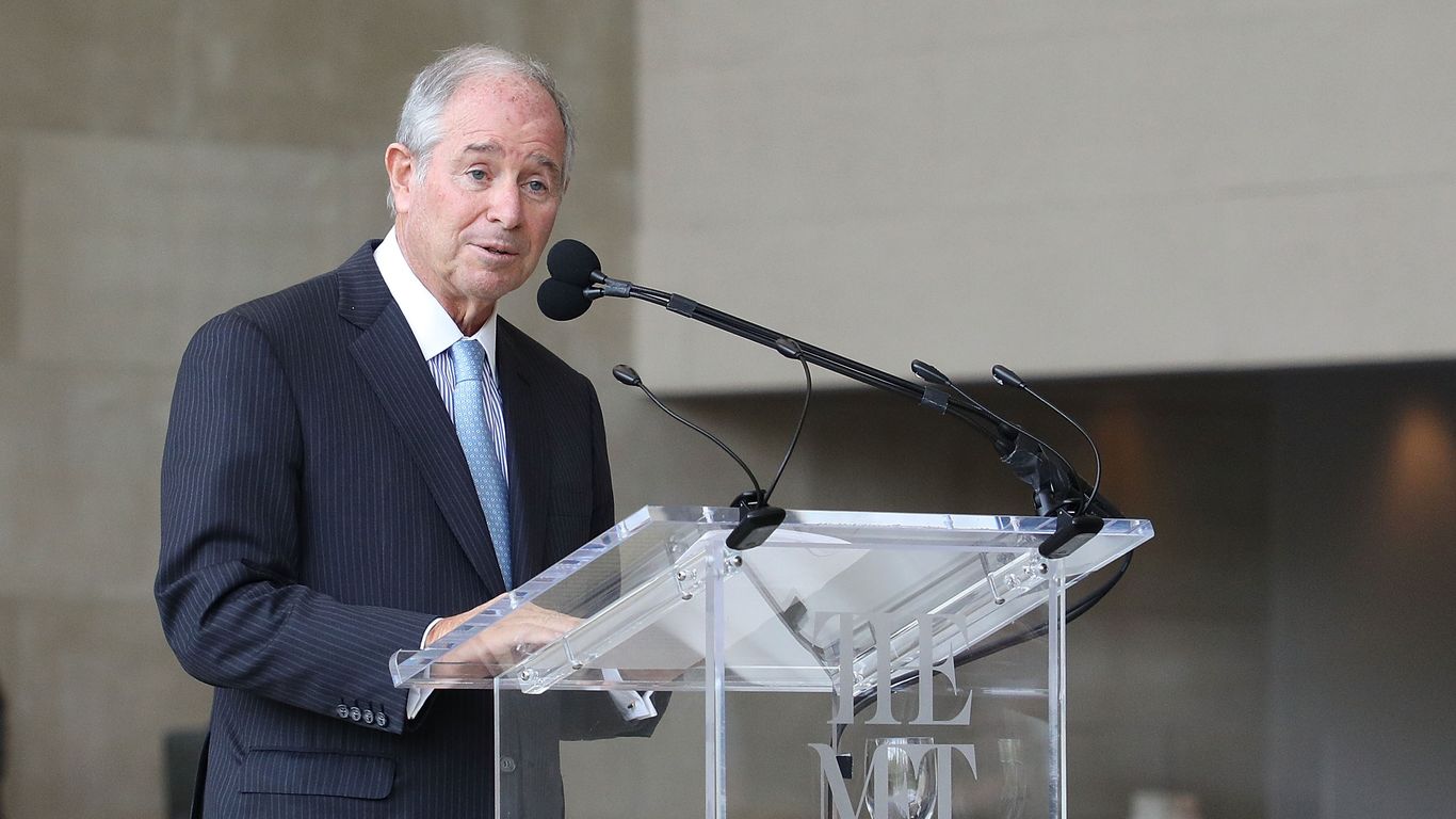 Blackstone's Steve Schwarzman bails on Saudi finance conference