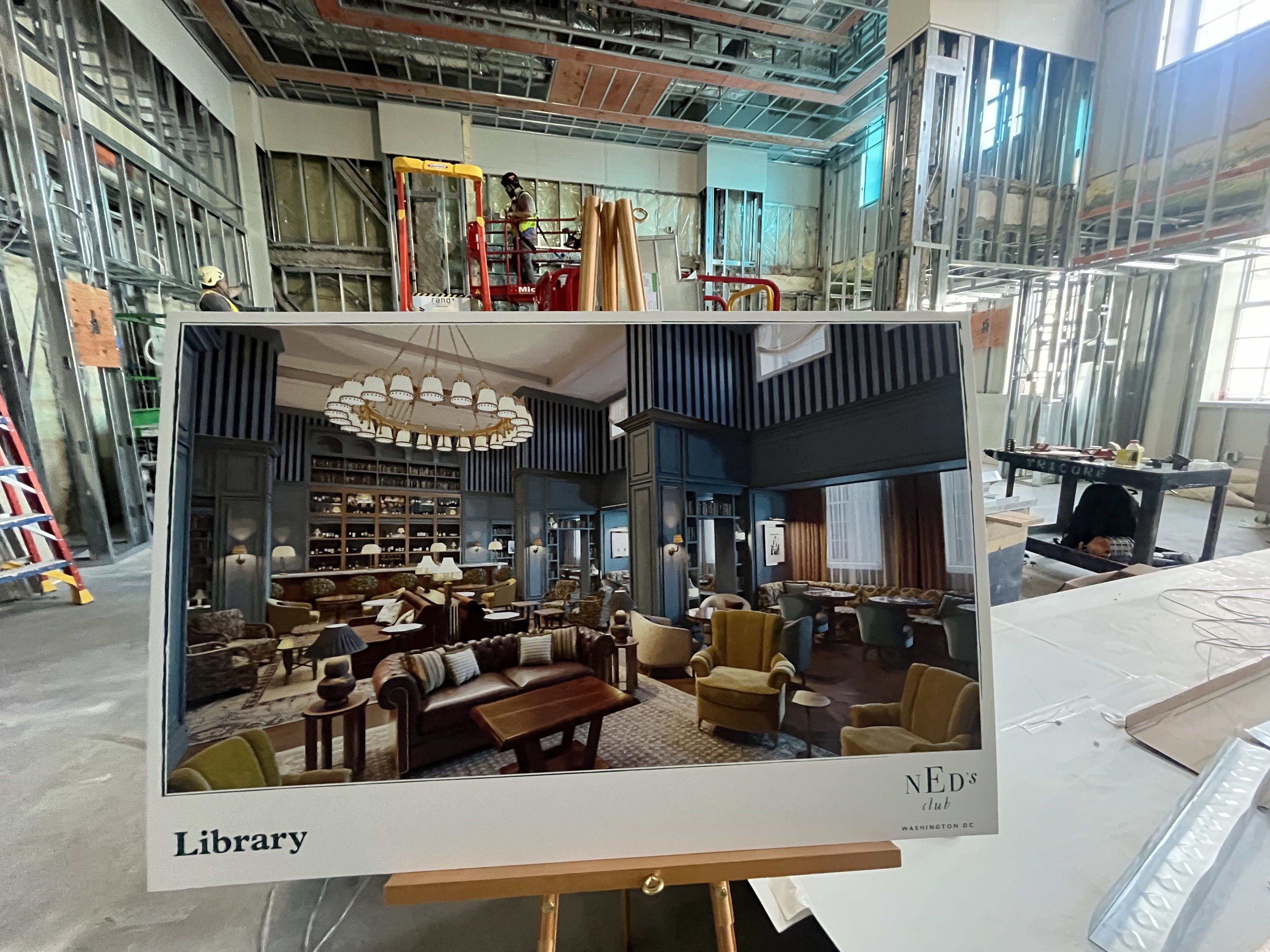 Ned's Club in DC: Construction timeline and inside look - Axios ...