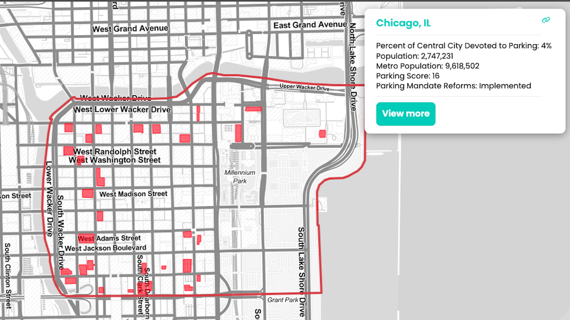 Downtown Chicago is 4% parking lot - Axios Chicago