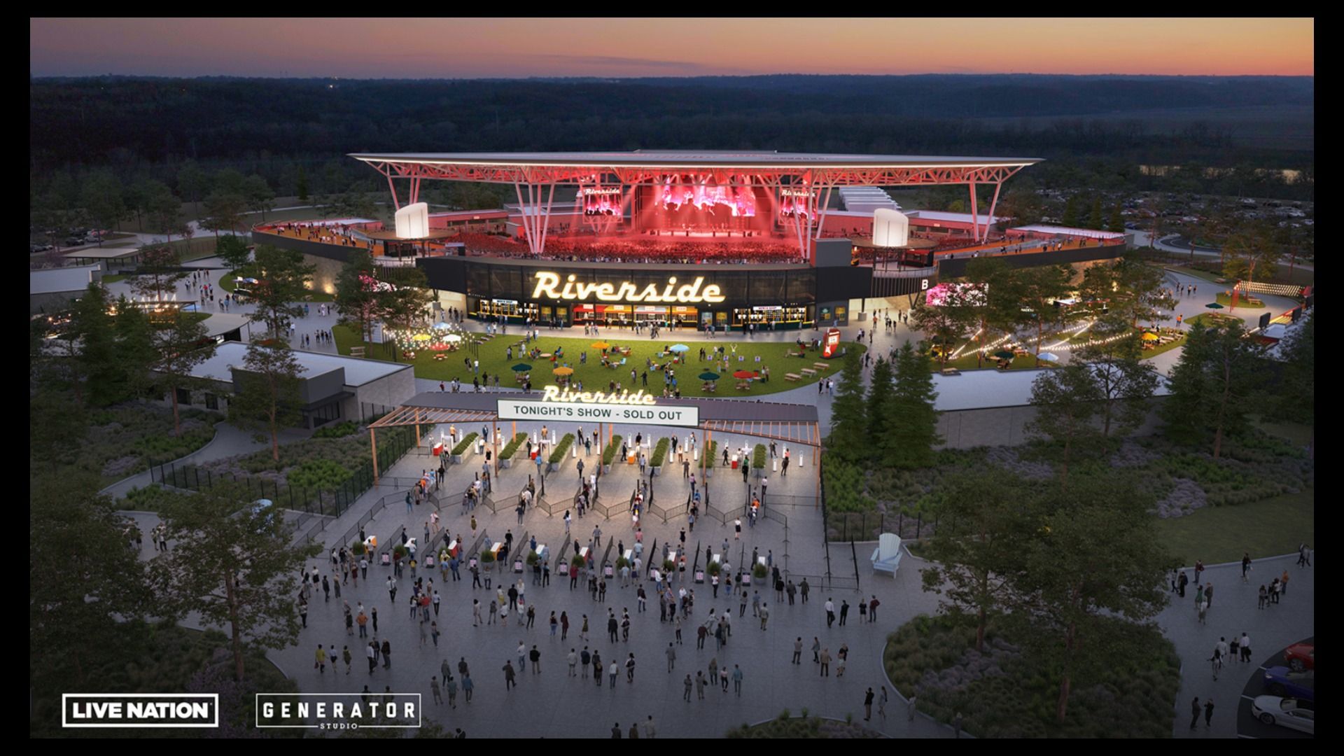 Exclusive look inside Live Nation amphitheater in Riverside near Kansas ...