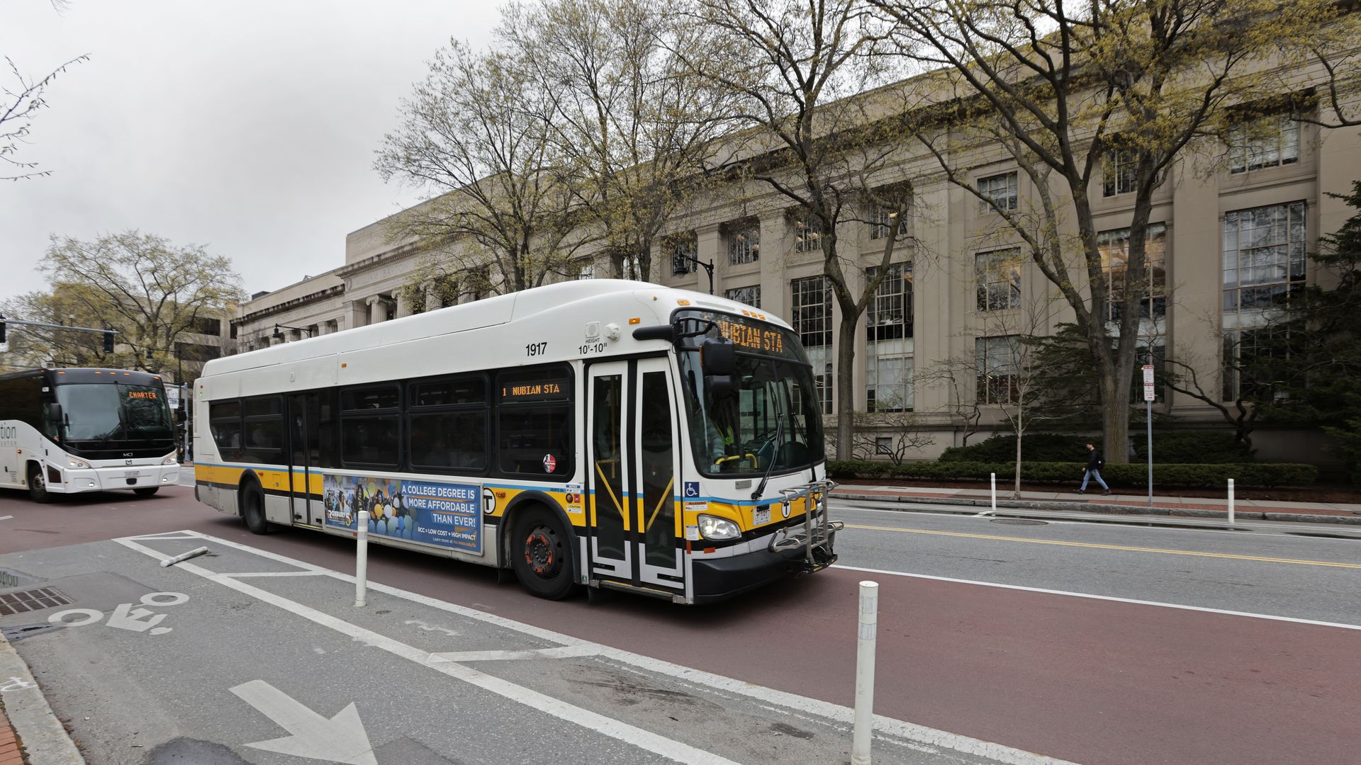 MBTA to ticket people for parking in bus stops and bus lanes - Axios Boston