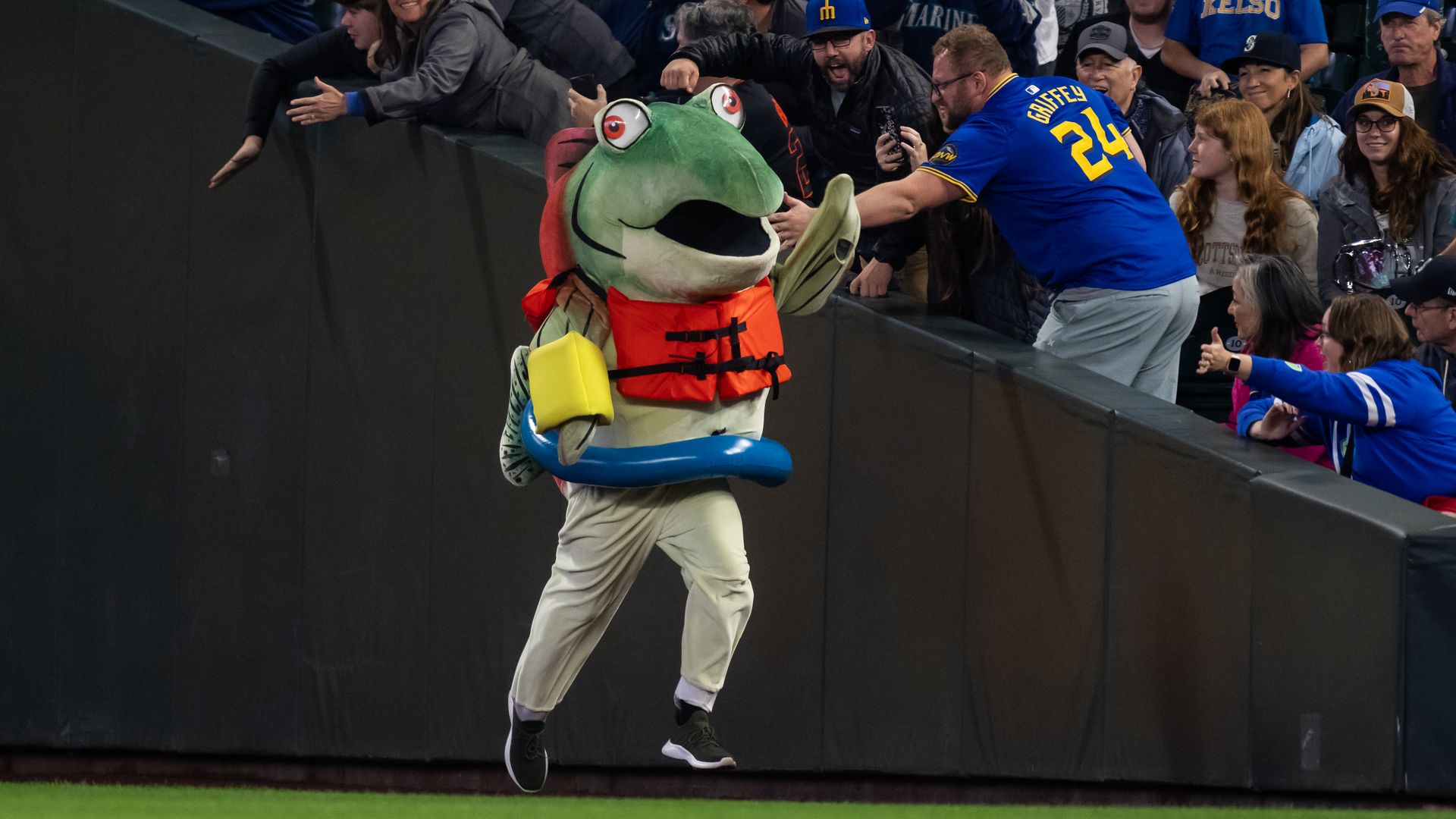 How Humpy the salmon became Seattle's unlikely Mariners mascot icon ...