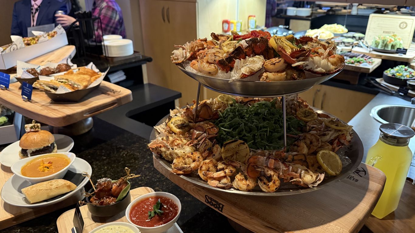 Ball Arena debuts new, elevated playoff food menu - Axios Denver