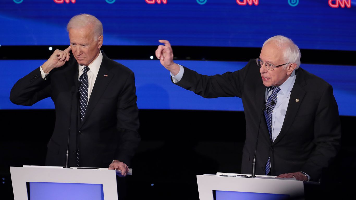 Bernie and Biden now polling even at 20% in Iowa