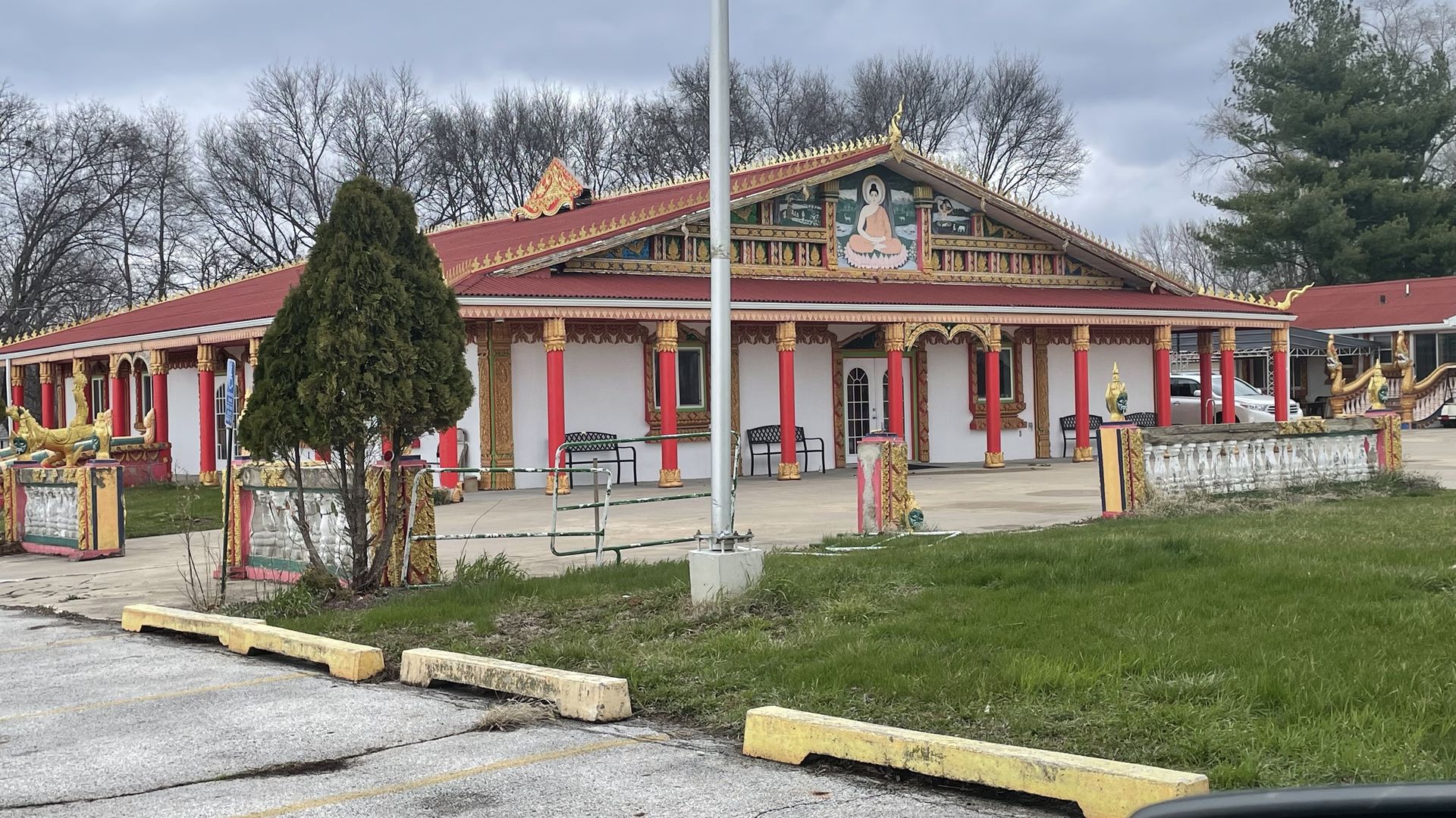 Des Moines Buddhist group building open-air shelter - Axios Des Moines