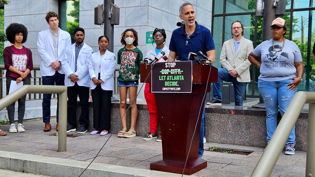 Activists sue city of Atlanta over "Cop City" petition delays - Axios Atlanta