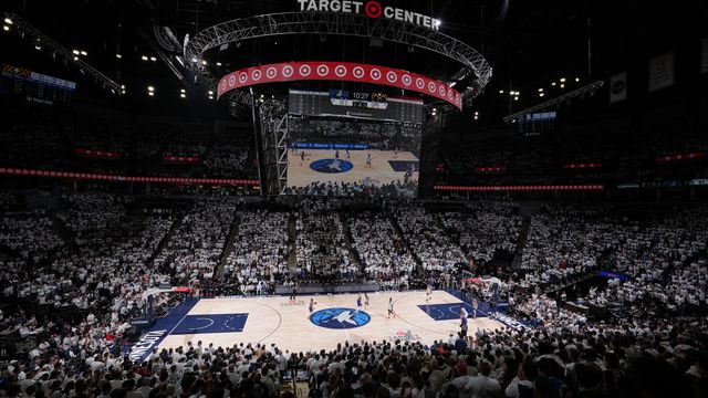 Why Timberwolves leave upper level seats up at Target Center - Axios ...
