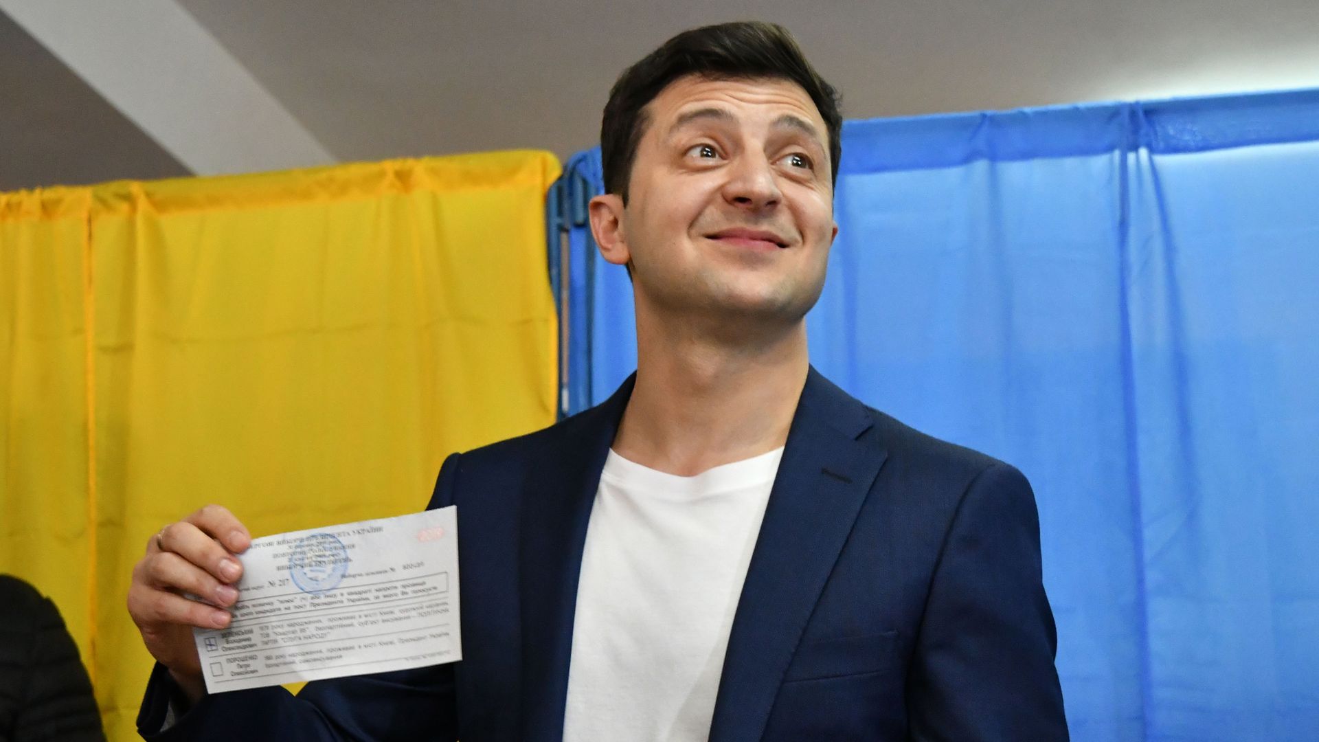 Comedian known for playing president on TV wins Ukrainian election