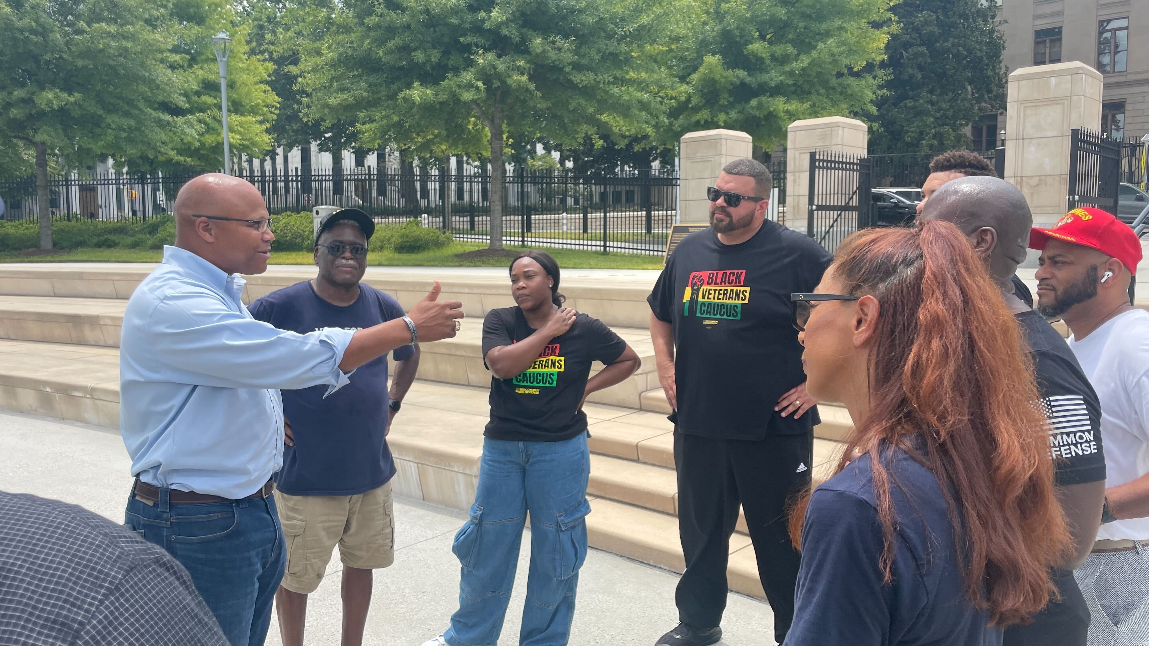 Atlanta protest scenes amid Biden-Trump debate - Axios Atlanta