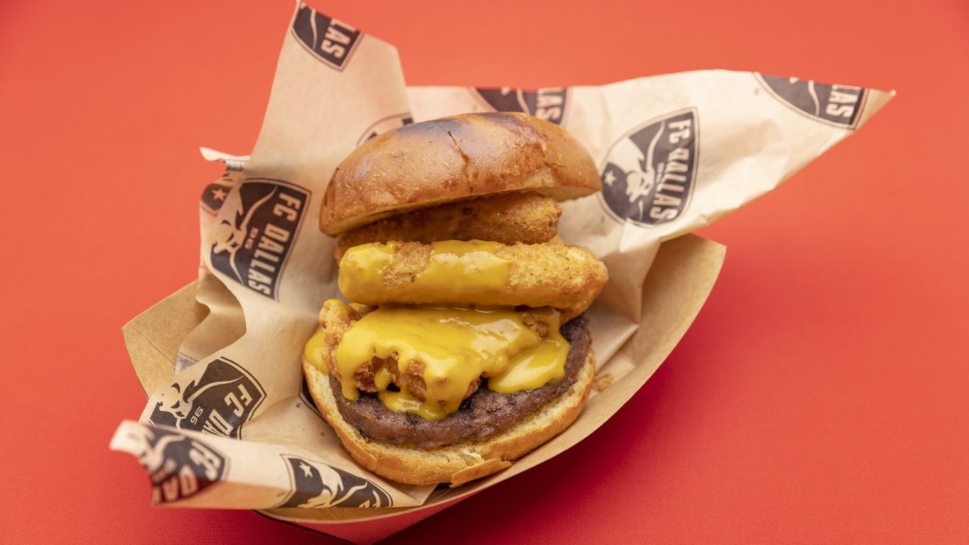 Toyota Stadium revamps menu with "monster" burger and more - Axios Dallas
