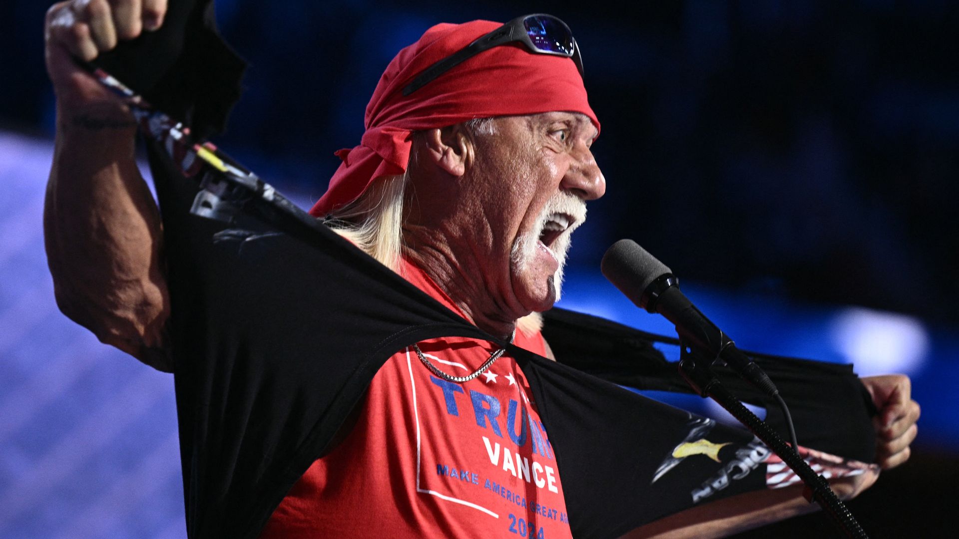 Hulk Hogan at RNC: Trump "toughest of them all"