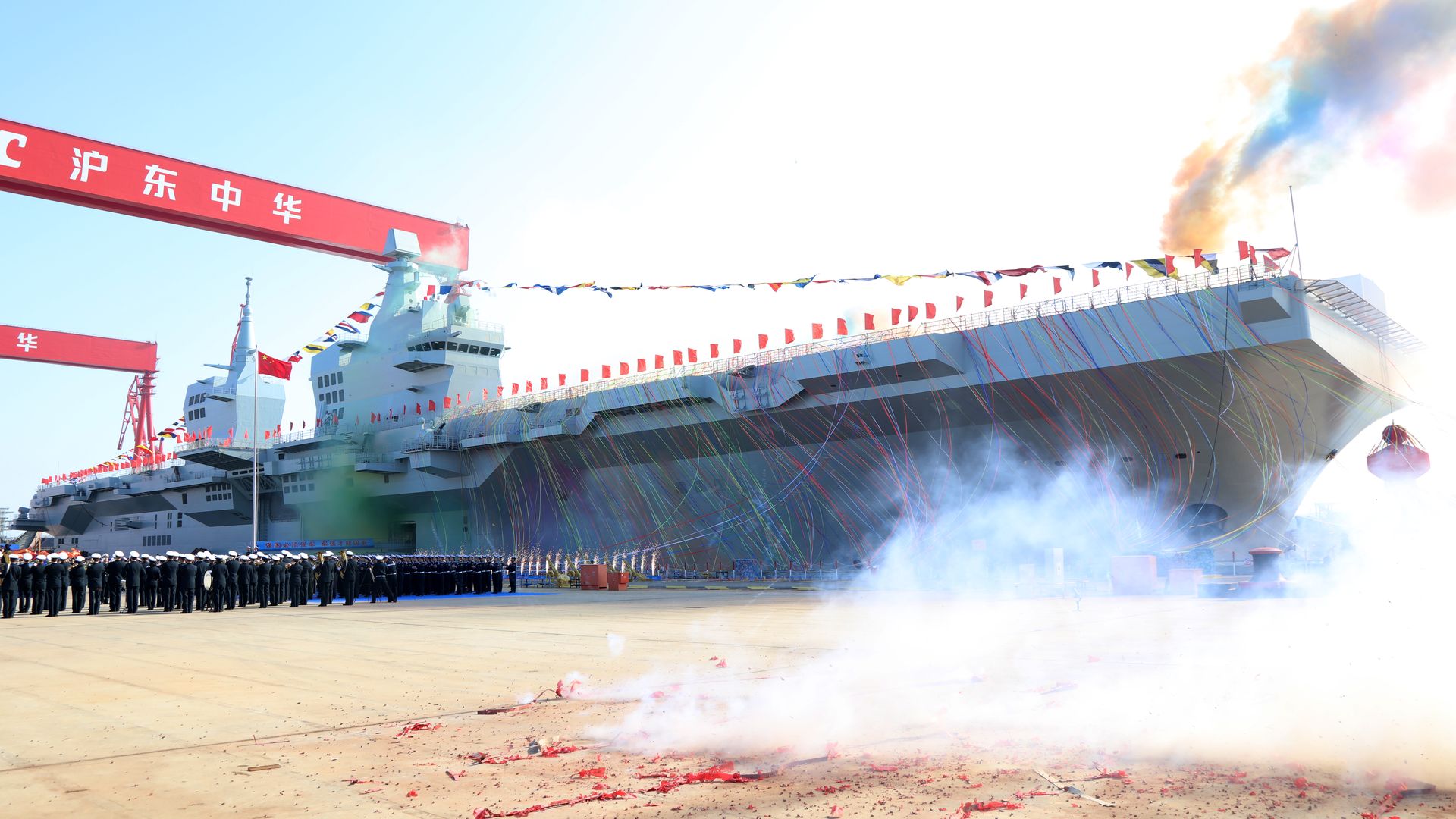 New Chinese aircraft and ship spike U.S. rivalry