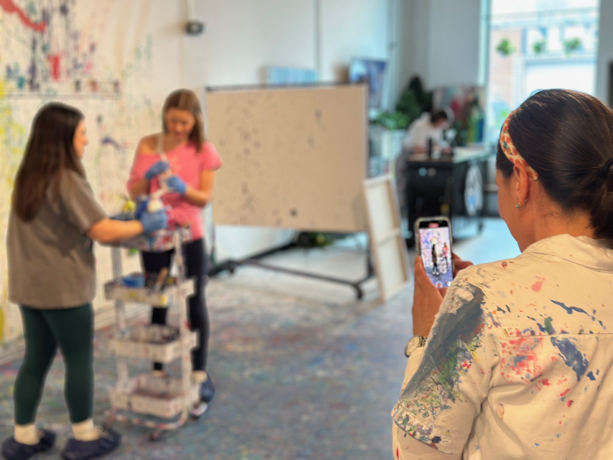 Make your own art with locally-owned splatter painting experience in ...
