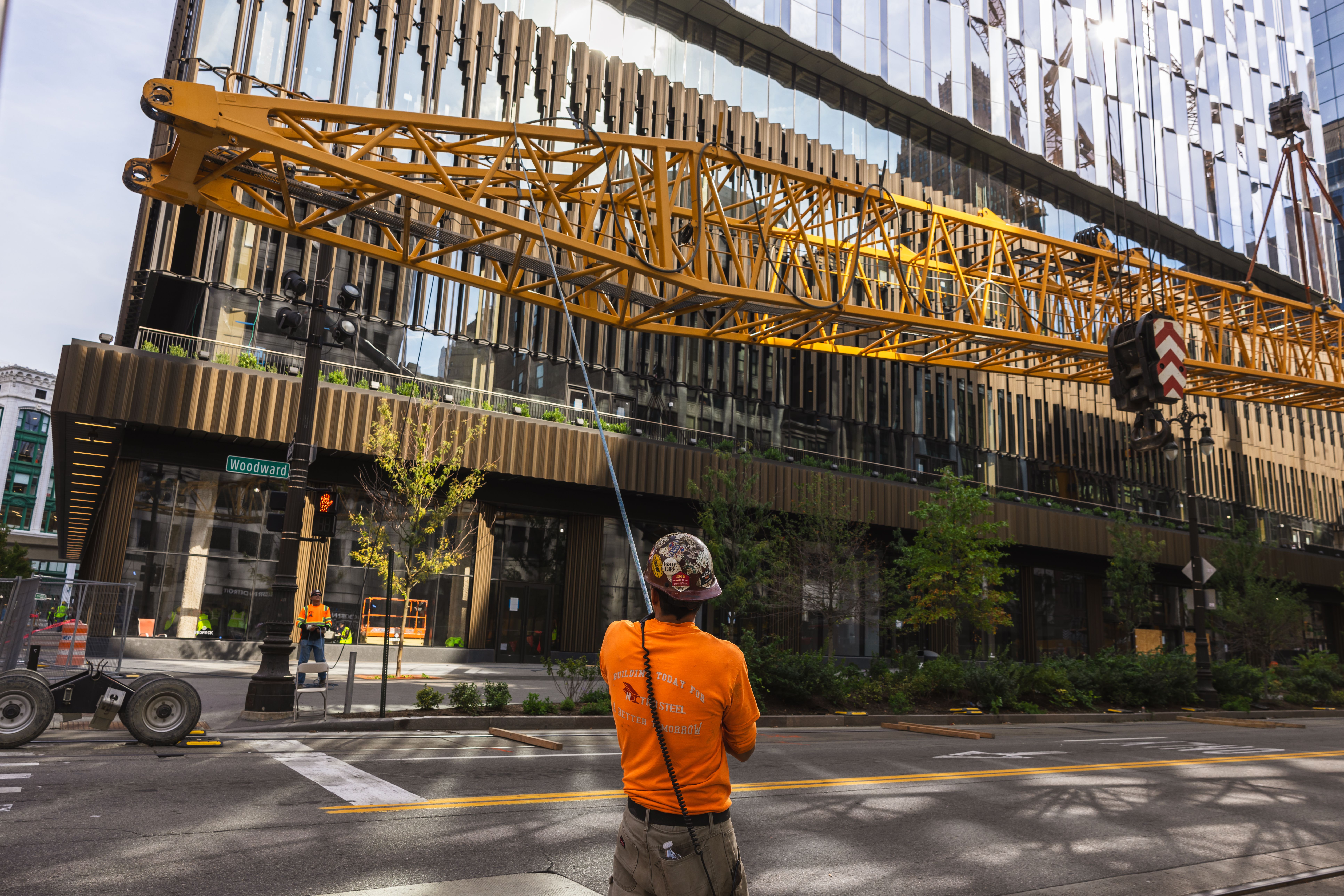 New construction milestone for Hudson's Detroit - Axios Detroit