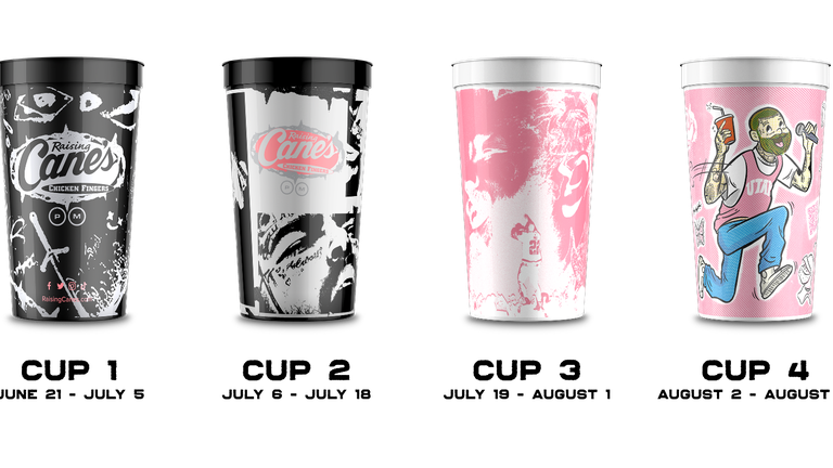 Raising Cane's Post Malone-themed cups go national - Axios Salt Lake City