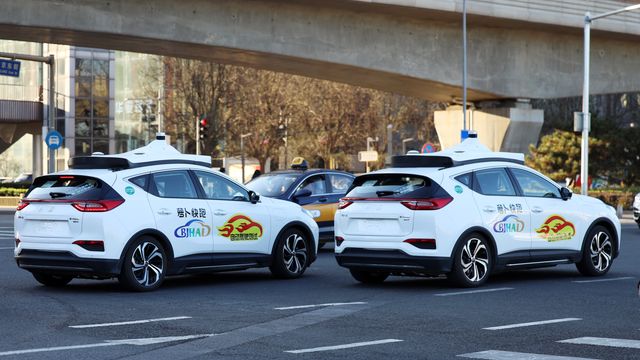 Fully self-driving taxis approved for two major Chinese cities