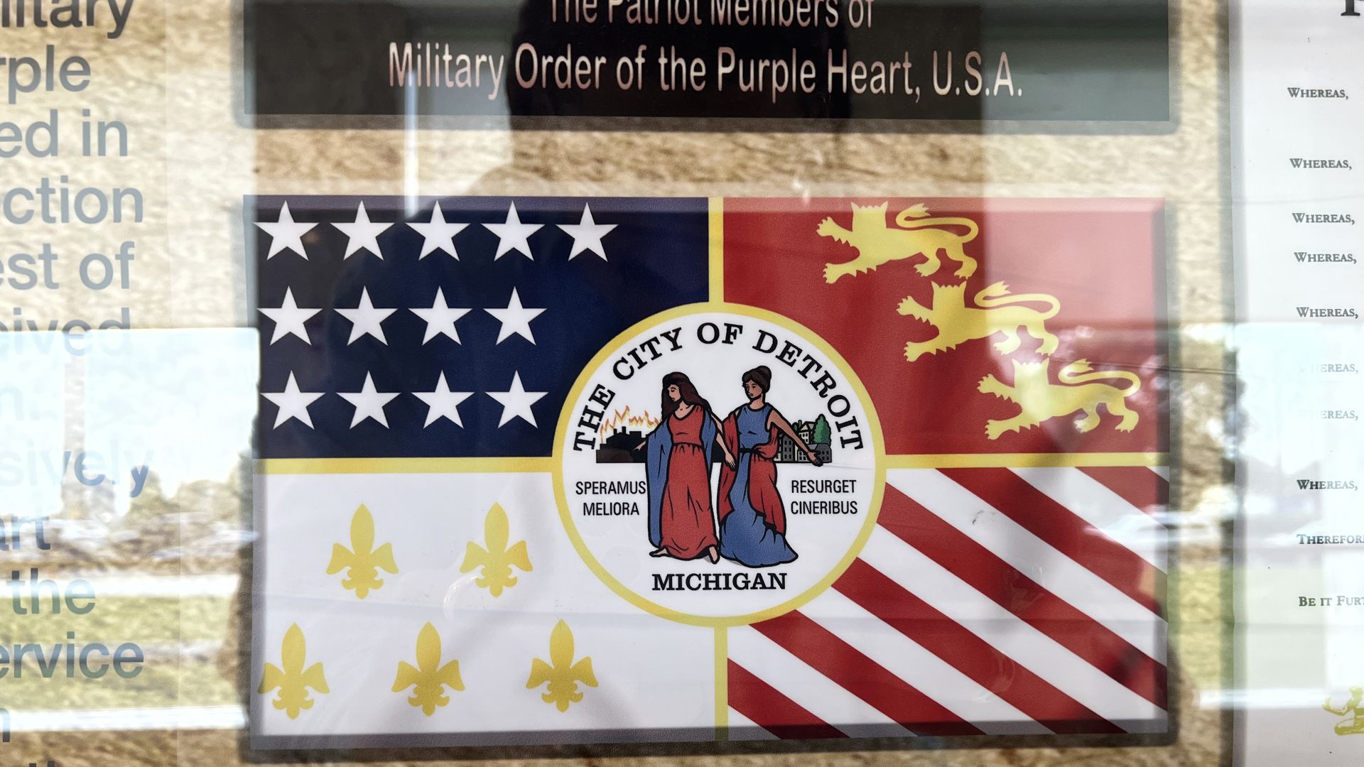 Detroit's flag, examined - Axios Detroit