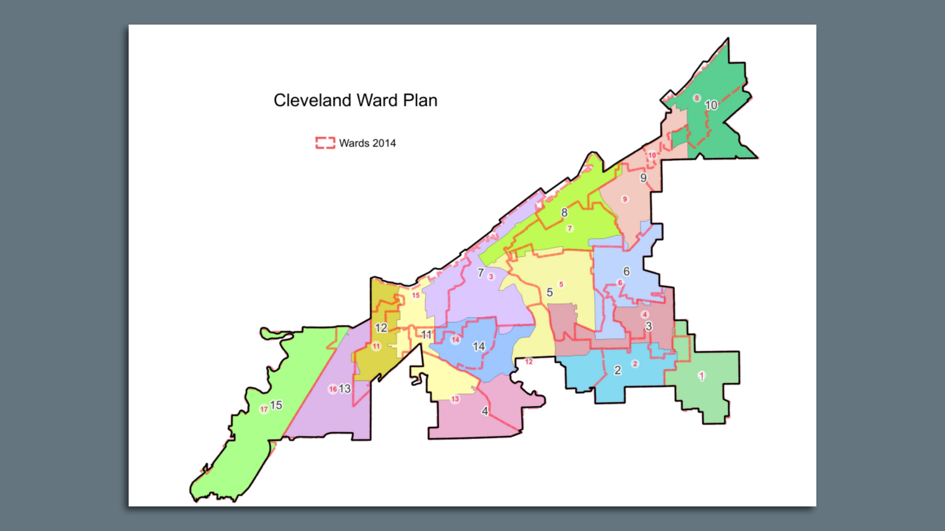 Cleveland releases draft of new ward map - Axios Cleveland